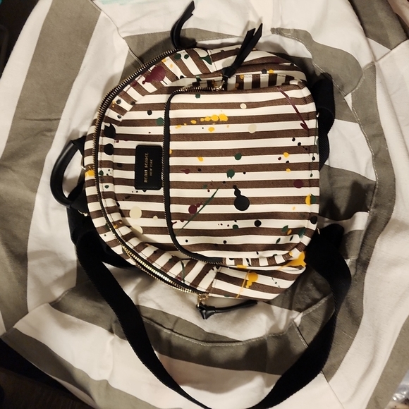 henri bendel | Bags | Henri Bendel West 57 Paint Splatter Mini Backpack ...